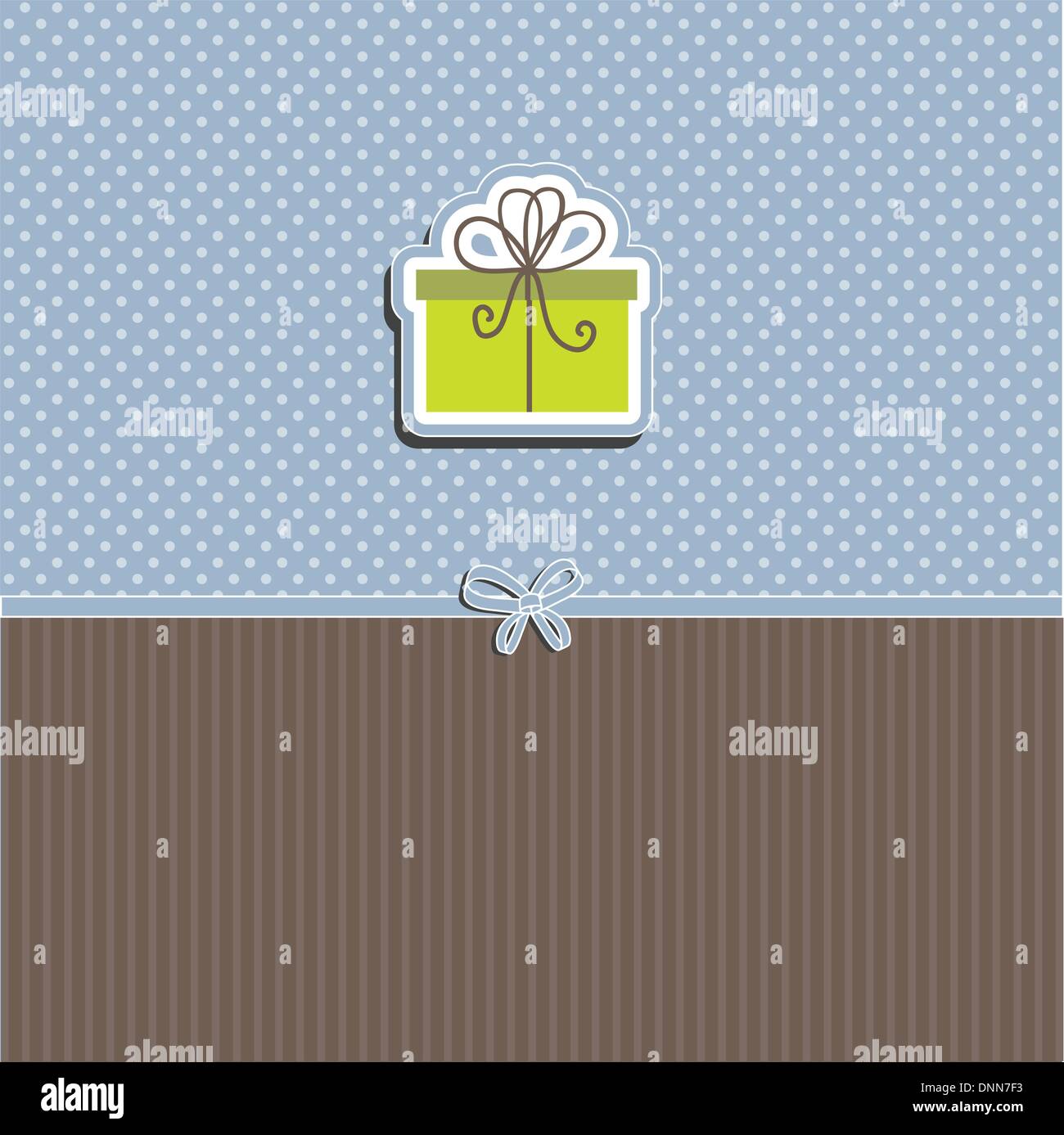 Cute Christmas background with image of gift Stock Vector Image & Art ...