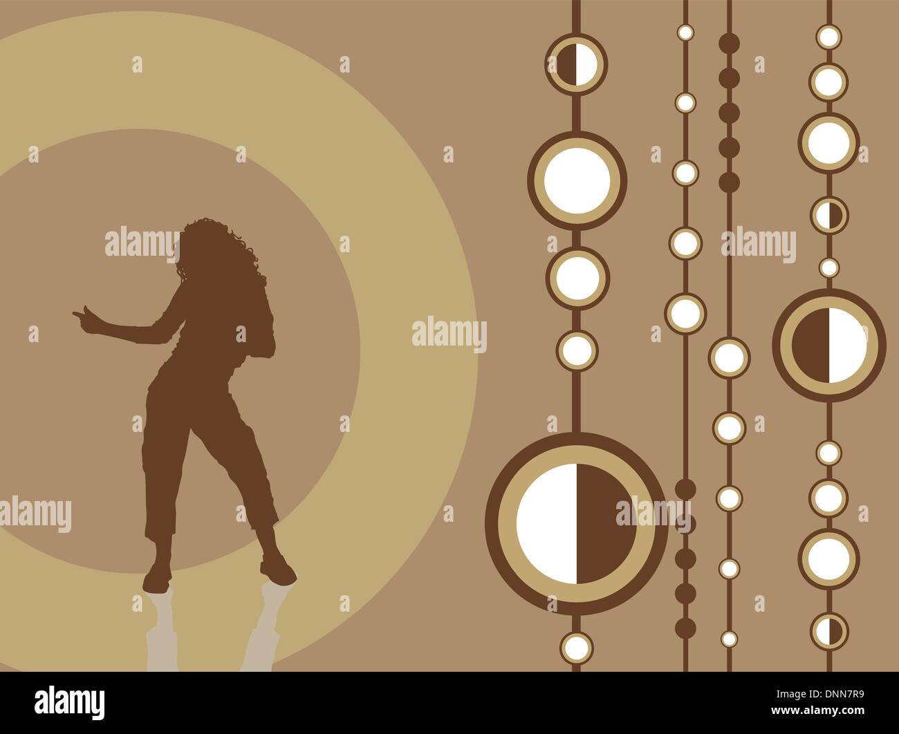 Female dancing on abstract background Stock Vector Image & Art - Alamy