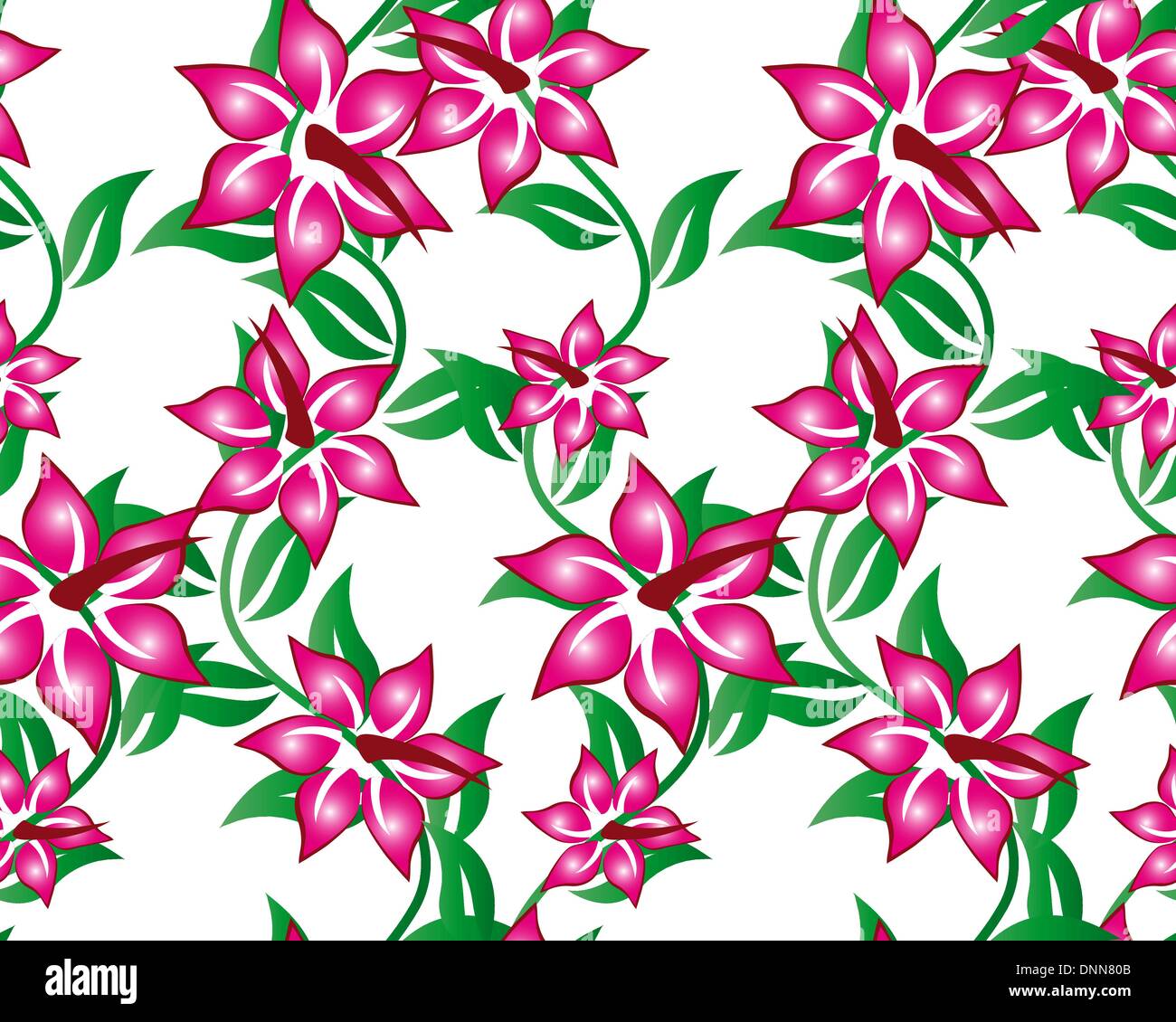 Floral seamless background for yours design use. For easy making ...