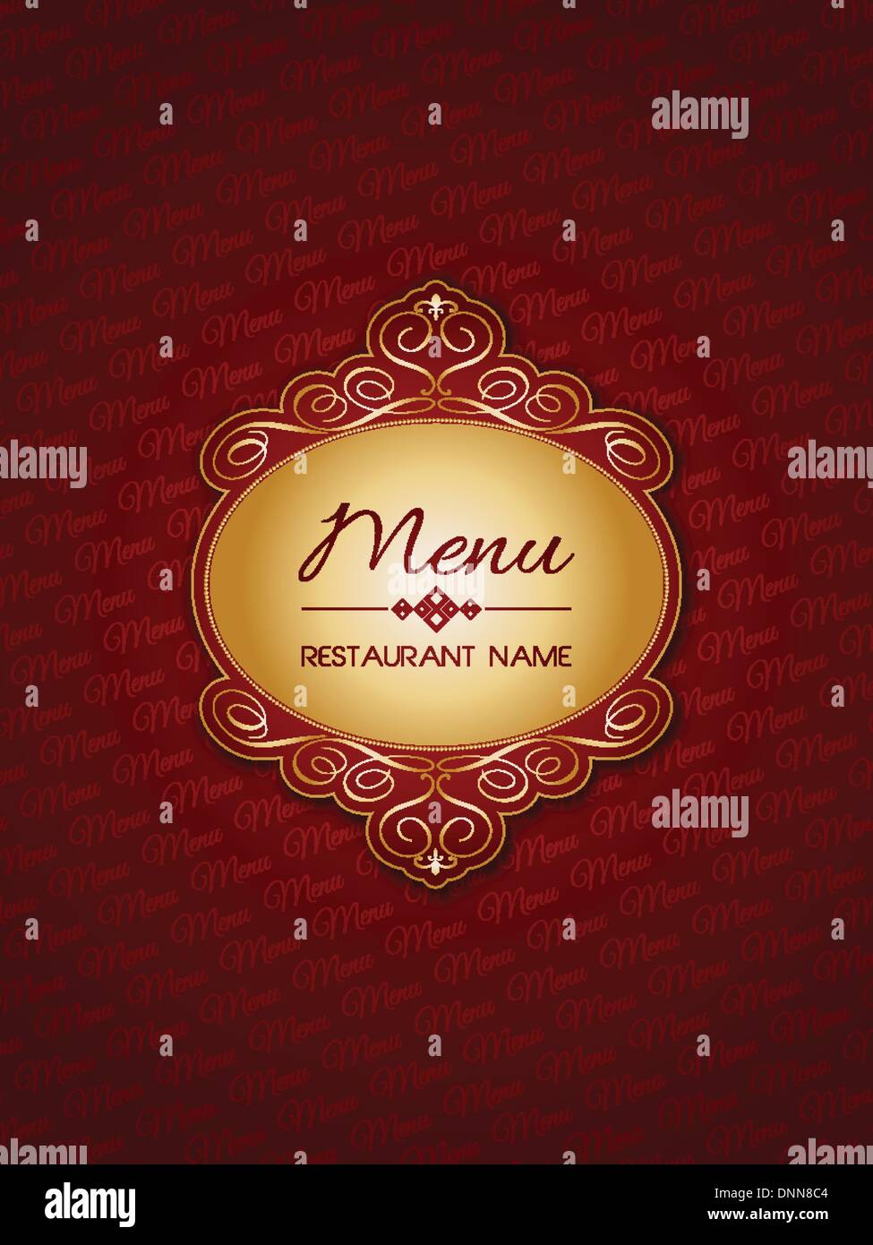 Stylish menu design background with a decorative label Stock Vector ...