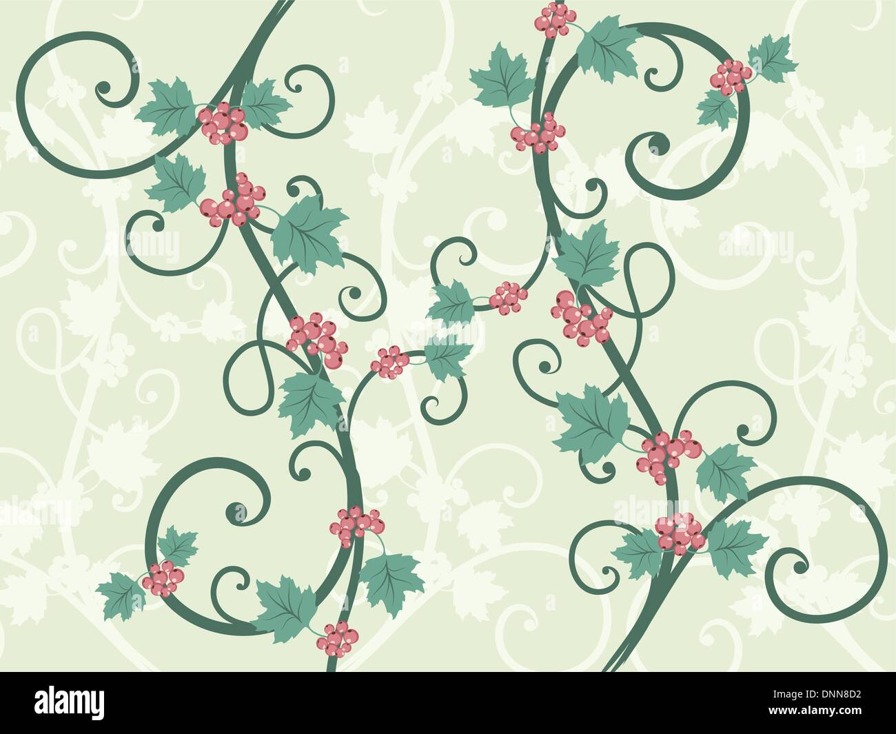 Decorative vine background Stock Vector Image & Art - Alamy