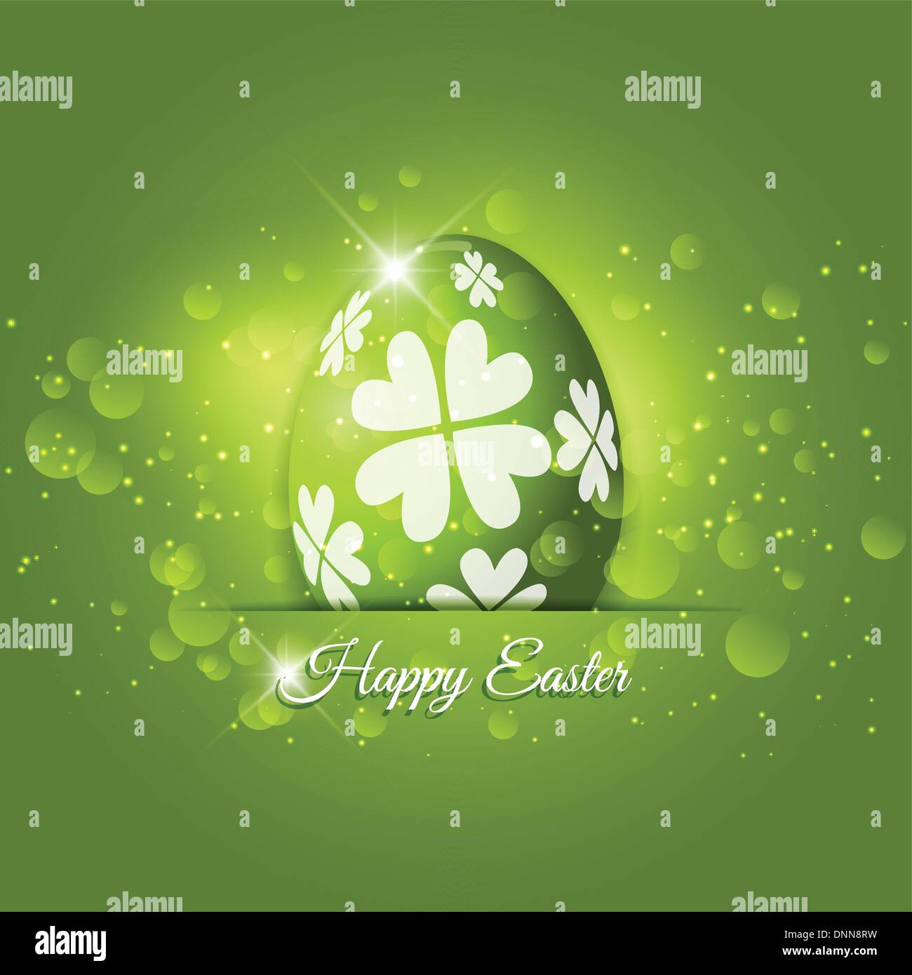 Decorative background with an Easter egg design Stock Vector Image ...