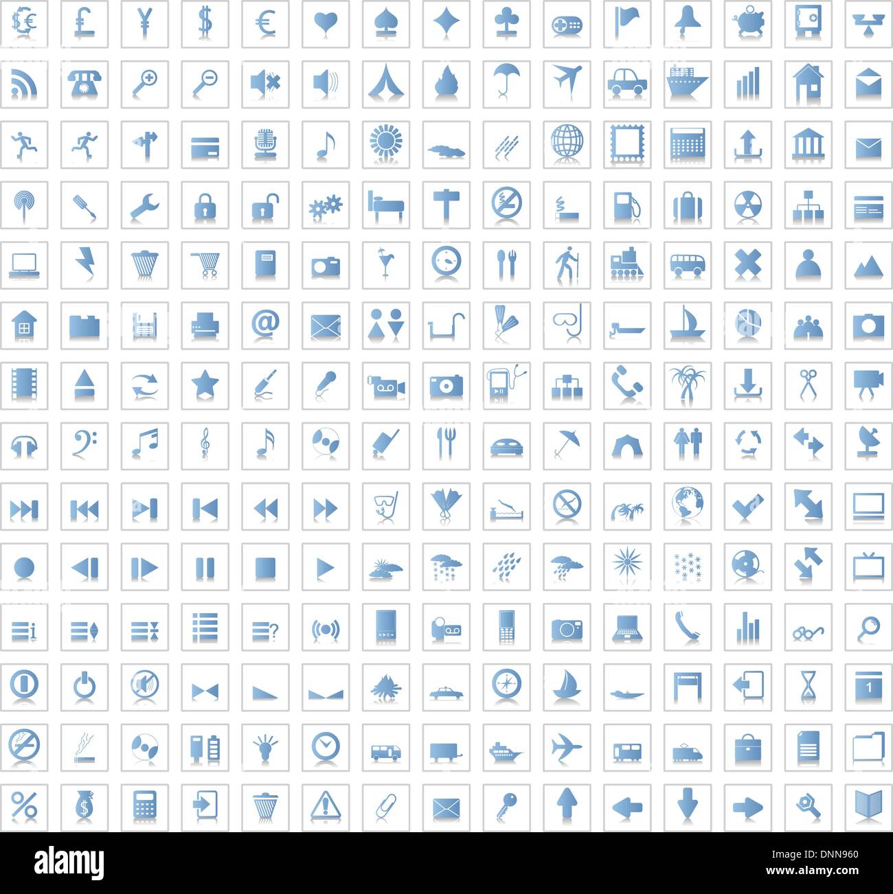 Biggest collection different vector icons Stock Vector Images - Alamy