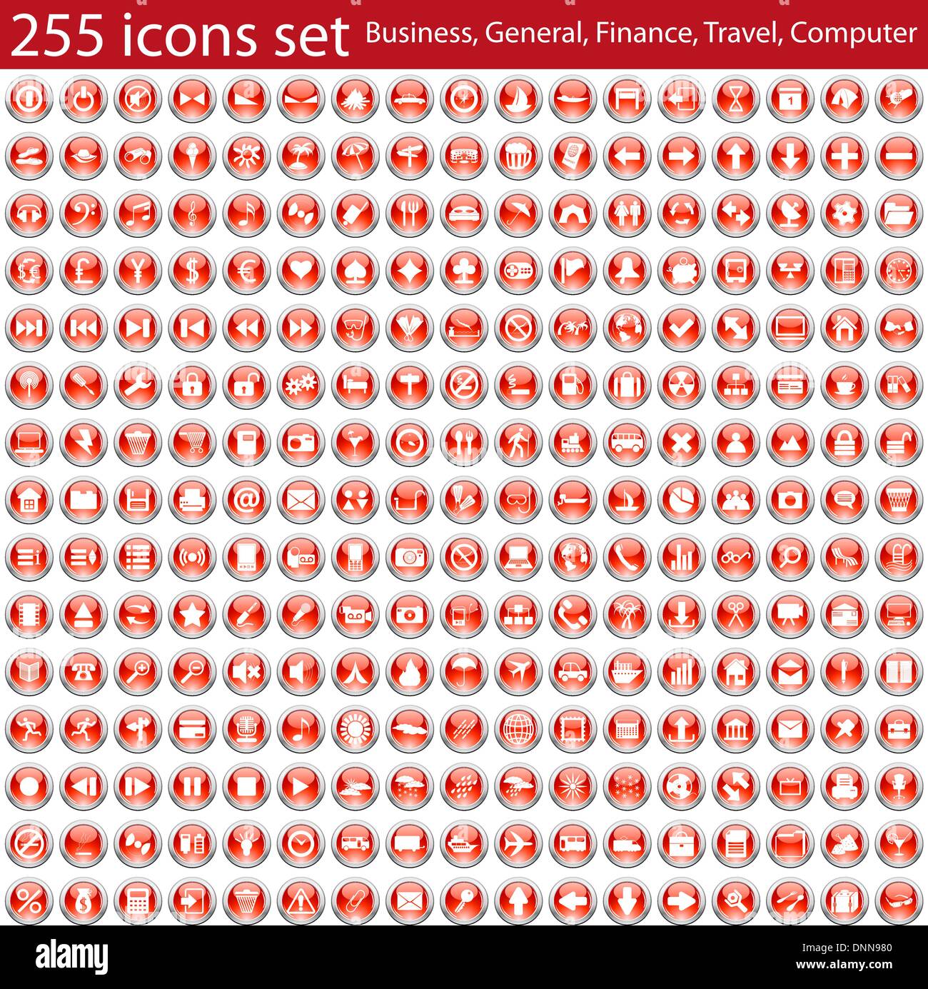 Biggest collection of different vector icons for using in web design ...