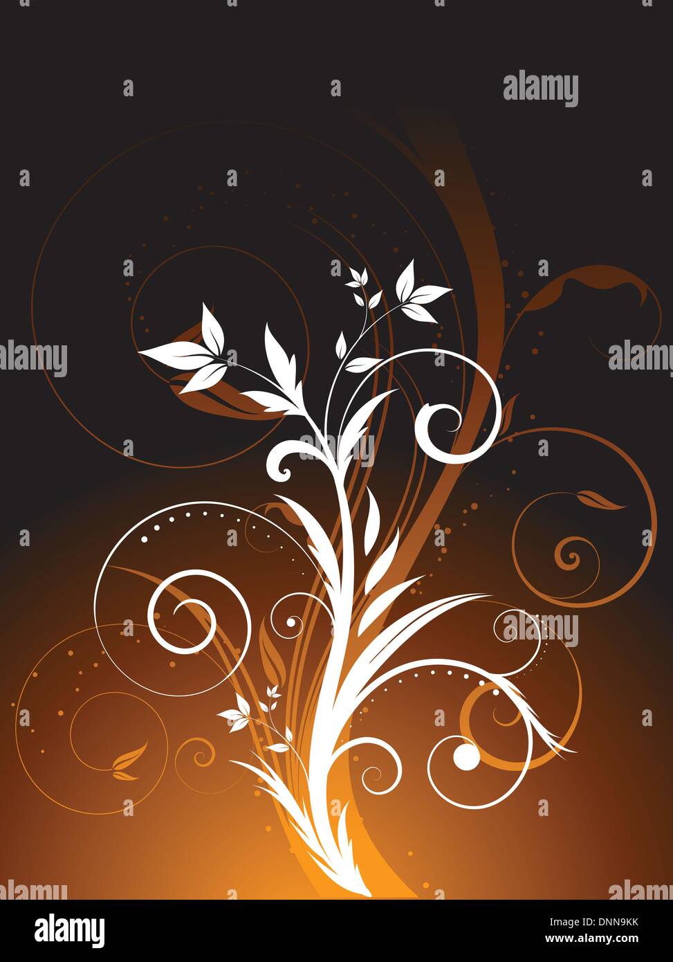 Decorative floral design Stock Vector Image & Art - Alamy