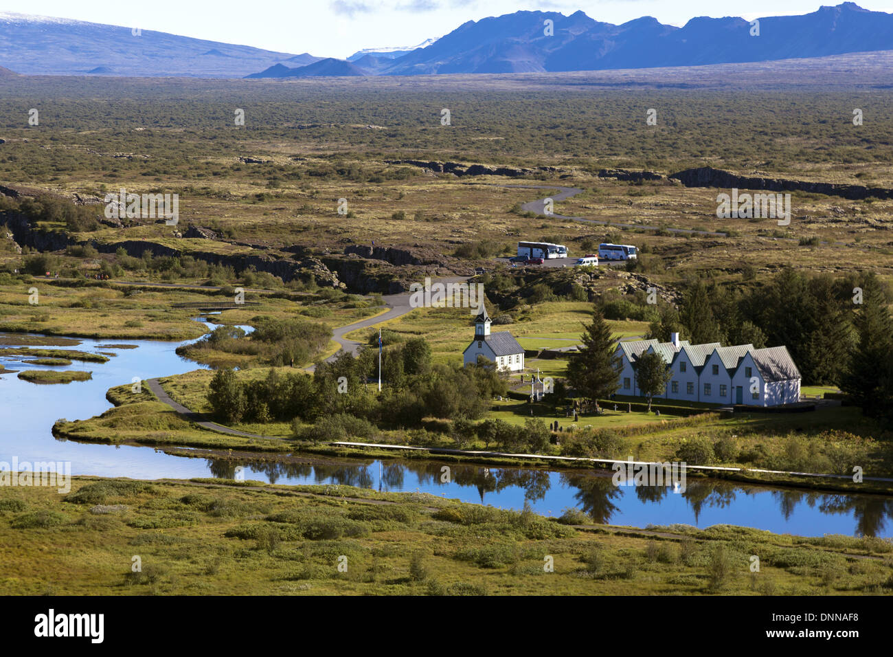 Thingvellir Icelandic National Park and World Heritage site showing ...