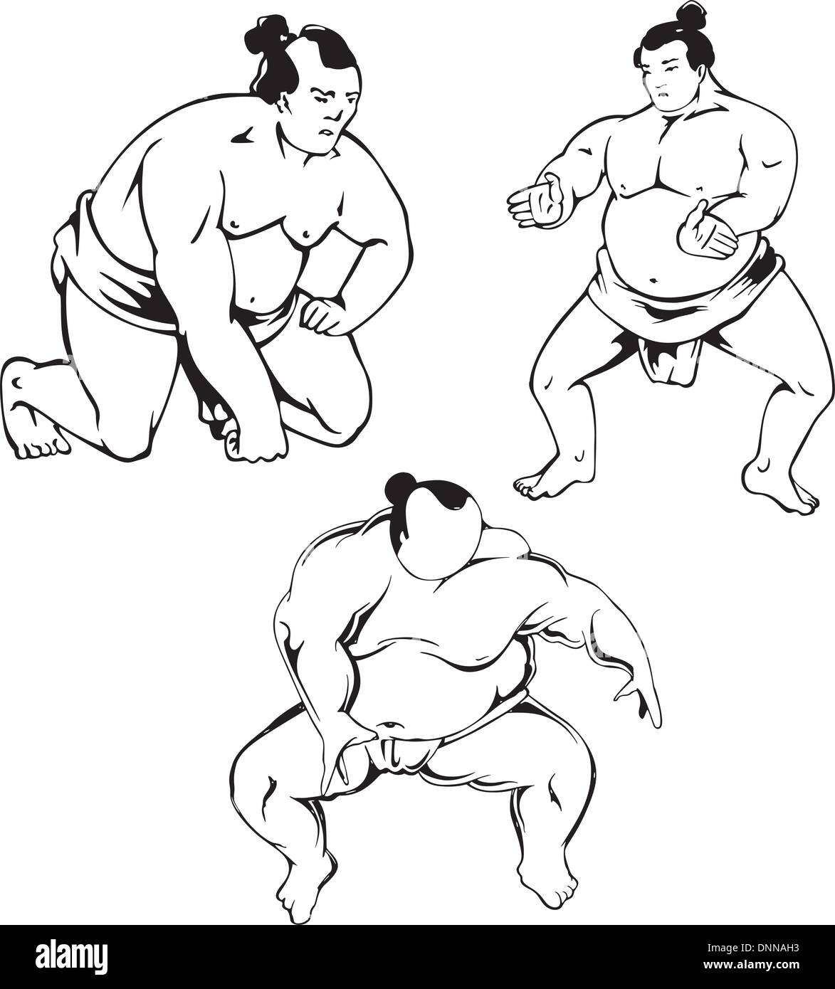 Sumoist Stock Vector Images - Alamy