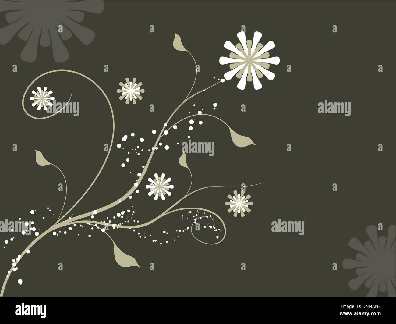 Abstract floral background Stock Vector Image & Art - Alamy