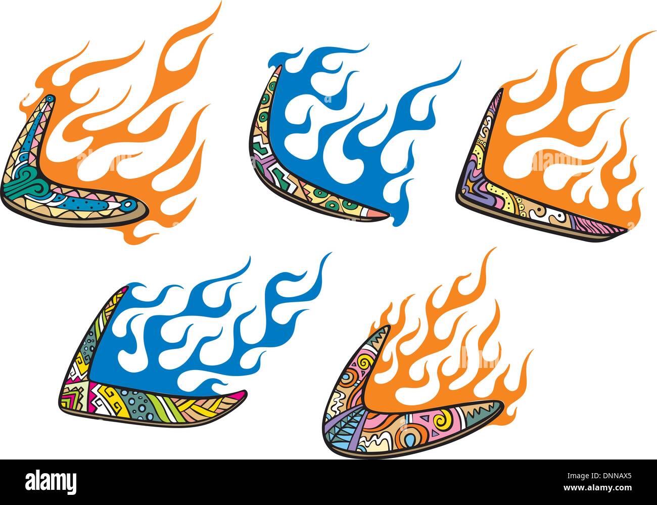 Australia native fire Stock Vector Images - Alamy