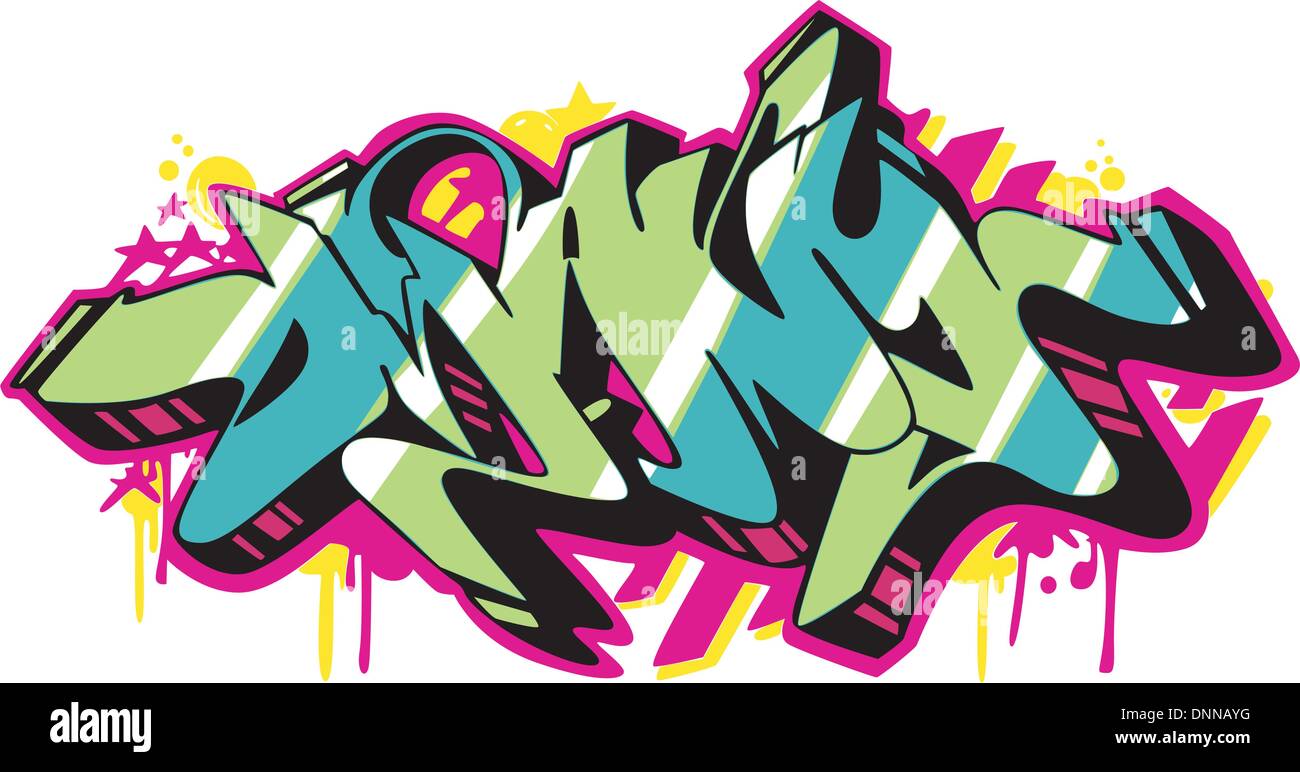 Graffito decoration Stock Vector Images - Alamy