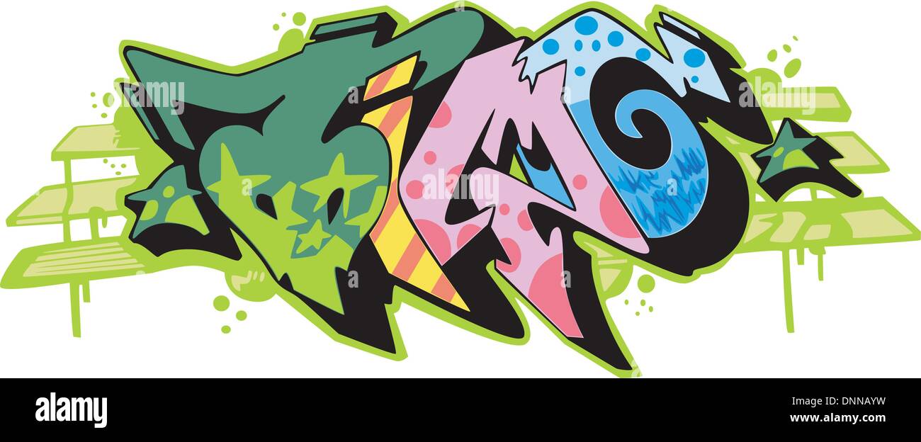 Graffito art Stock Vector Images - Alamy