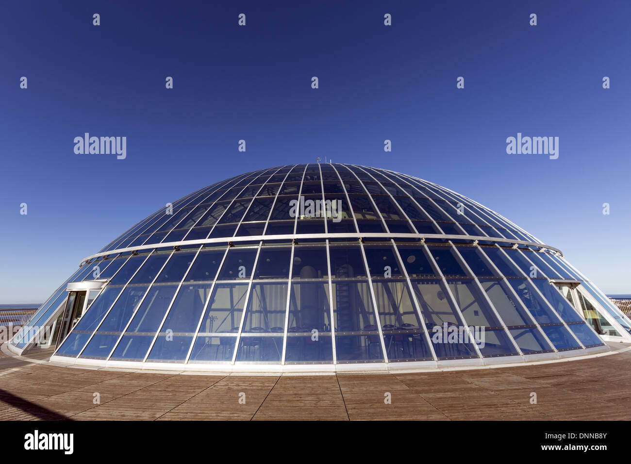 Glass dome of the Perlan building in Reykjavik, the capital of Iceland ...