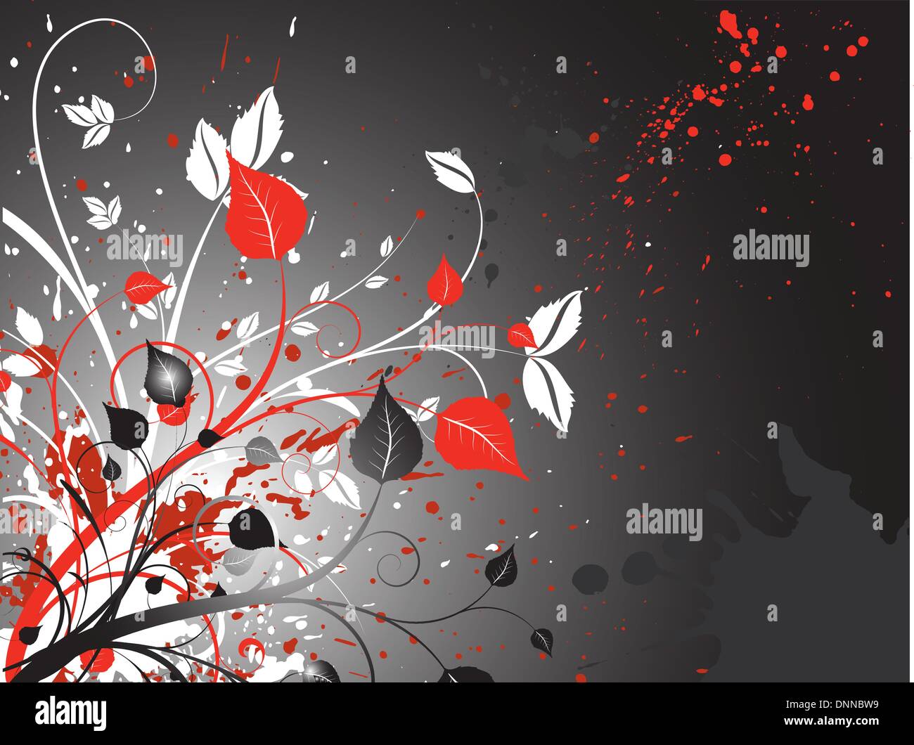Floral grunge background Stock Vector Image & Art - Alamy
