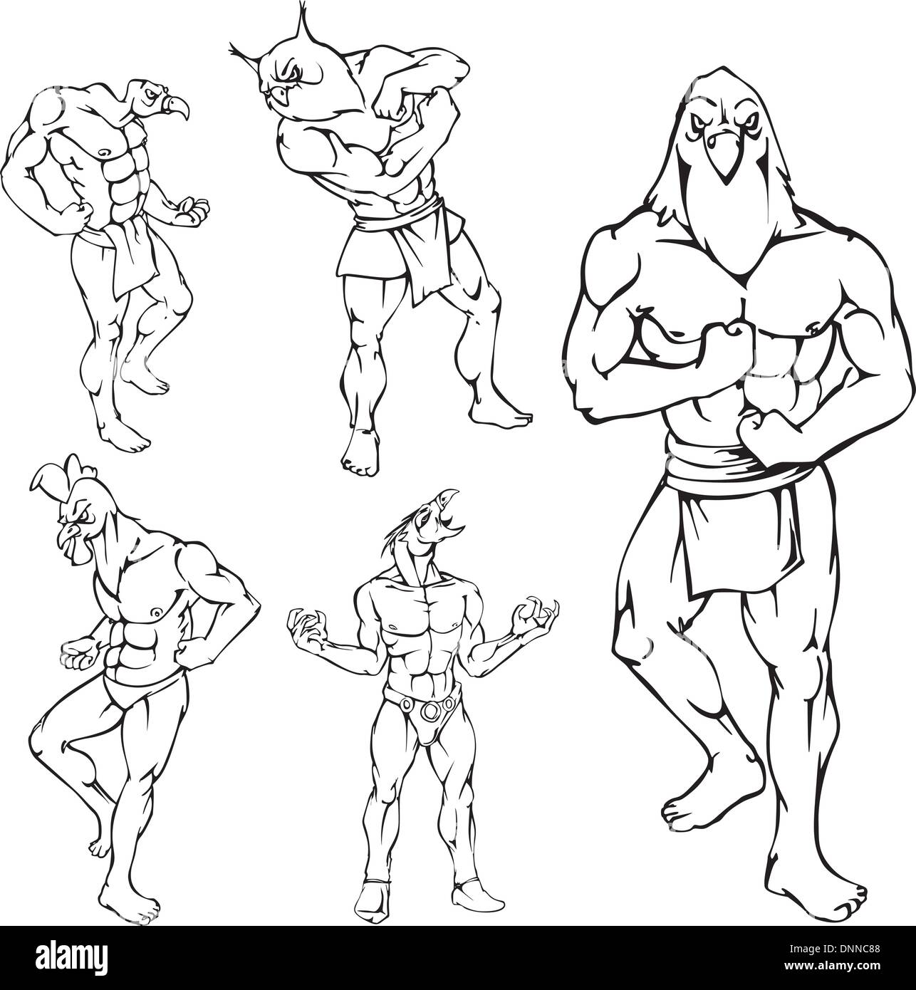 Bird Human Characters