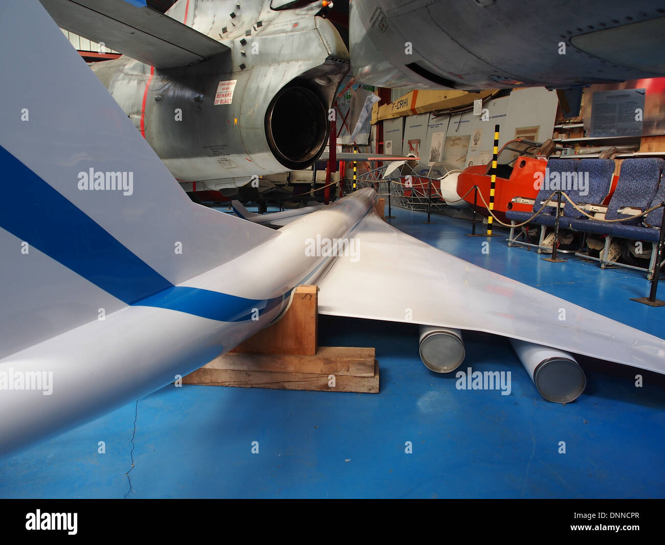 A model of a supersonic transporter displayed at the Epic of Industry ...