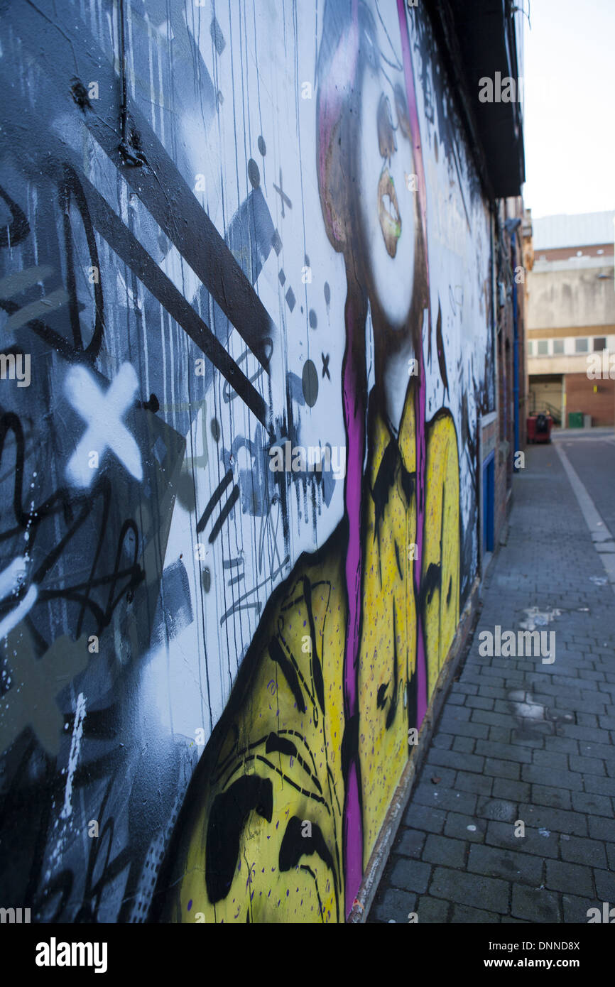 Graffiti or StreetArt in Blackpool, Lancashire, UK Stock Photo - Alamy
