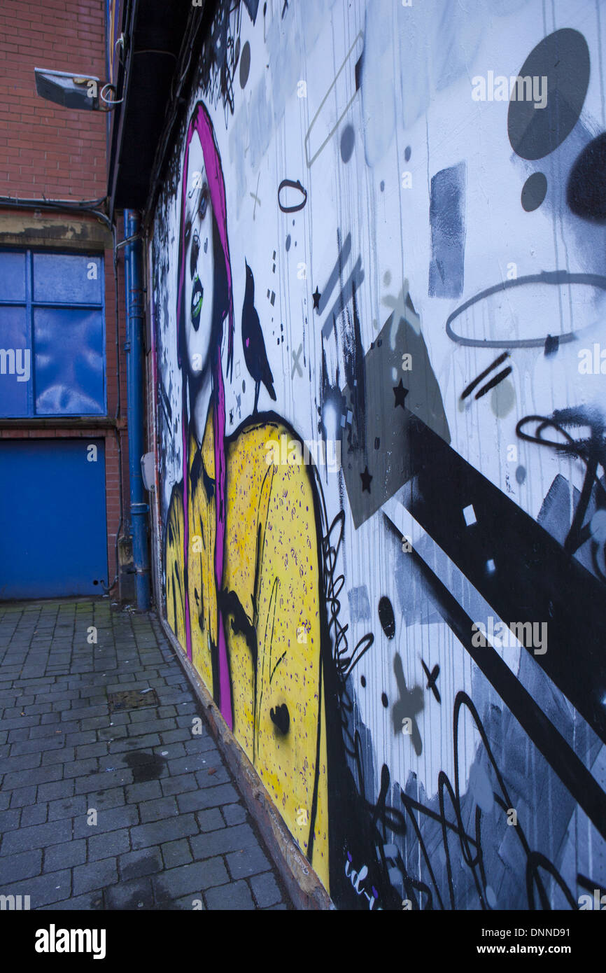 Graffiti or StreetArt in Blackpool, Lancashire, UK Stock Photo - Alamy