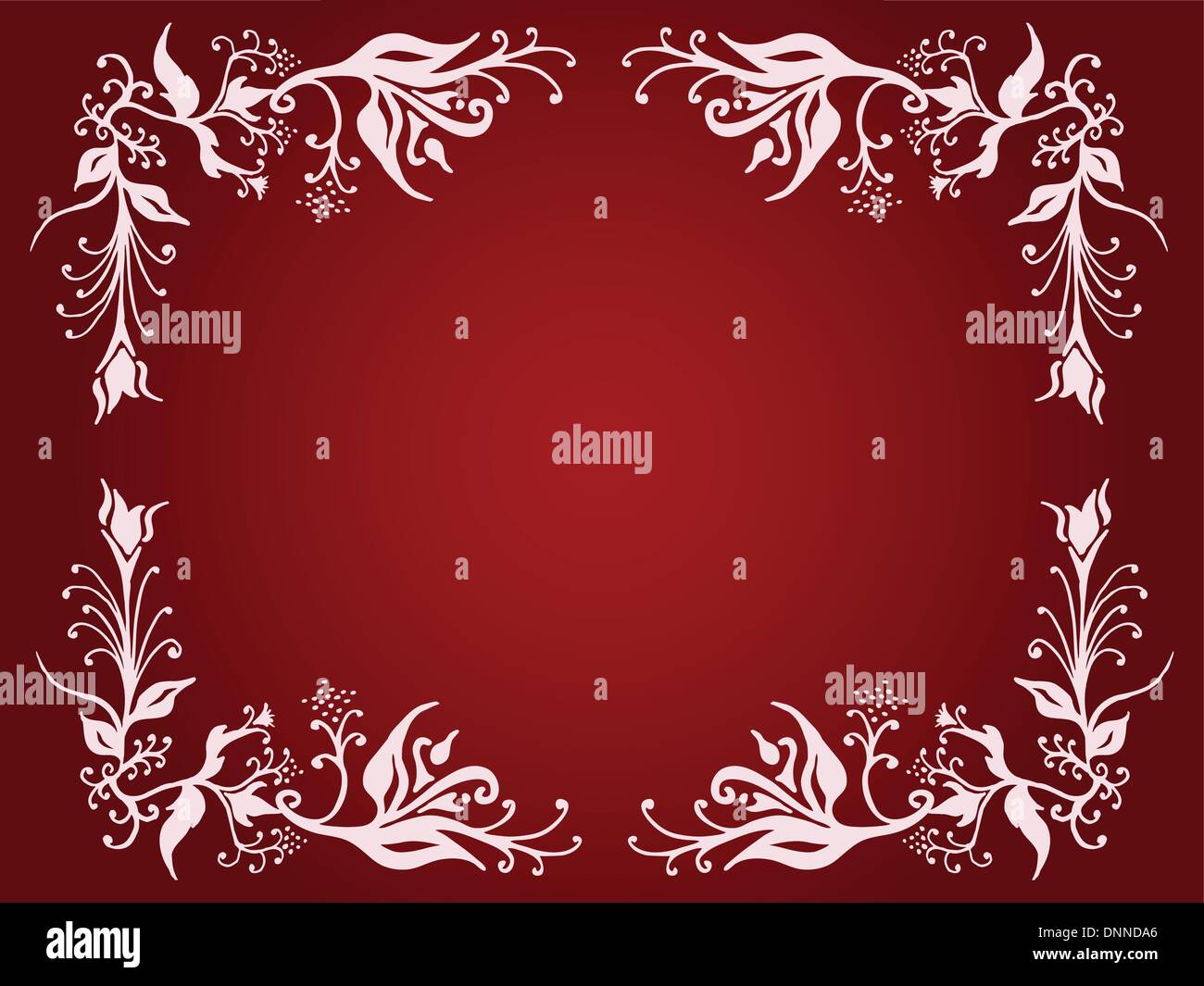Decorative floral border Stock Vector Image & Art - Alamy