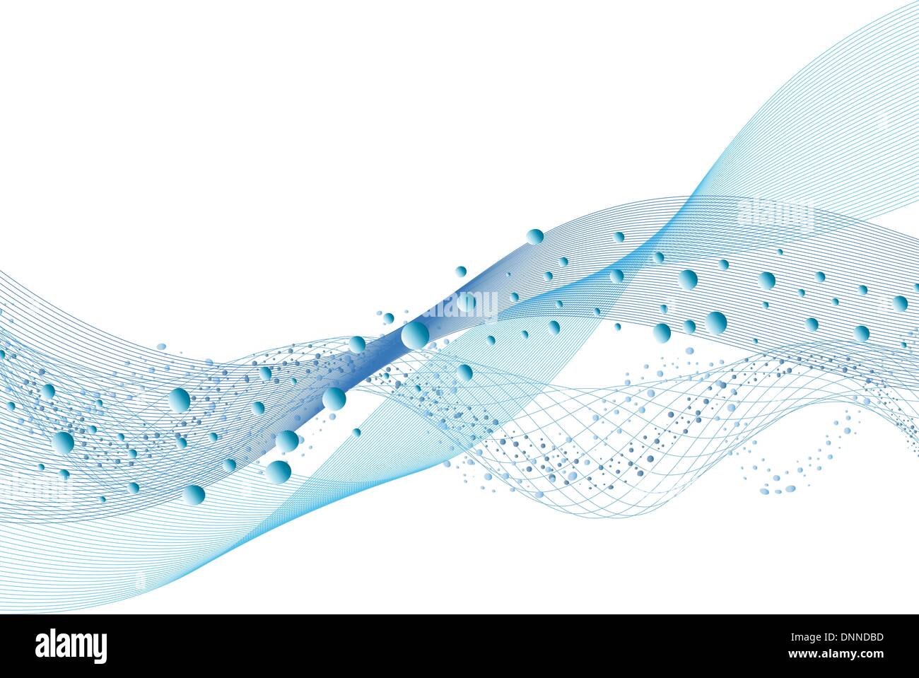 Abstract water vector background with bubbles of air Stock Vector Image ...