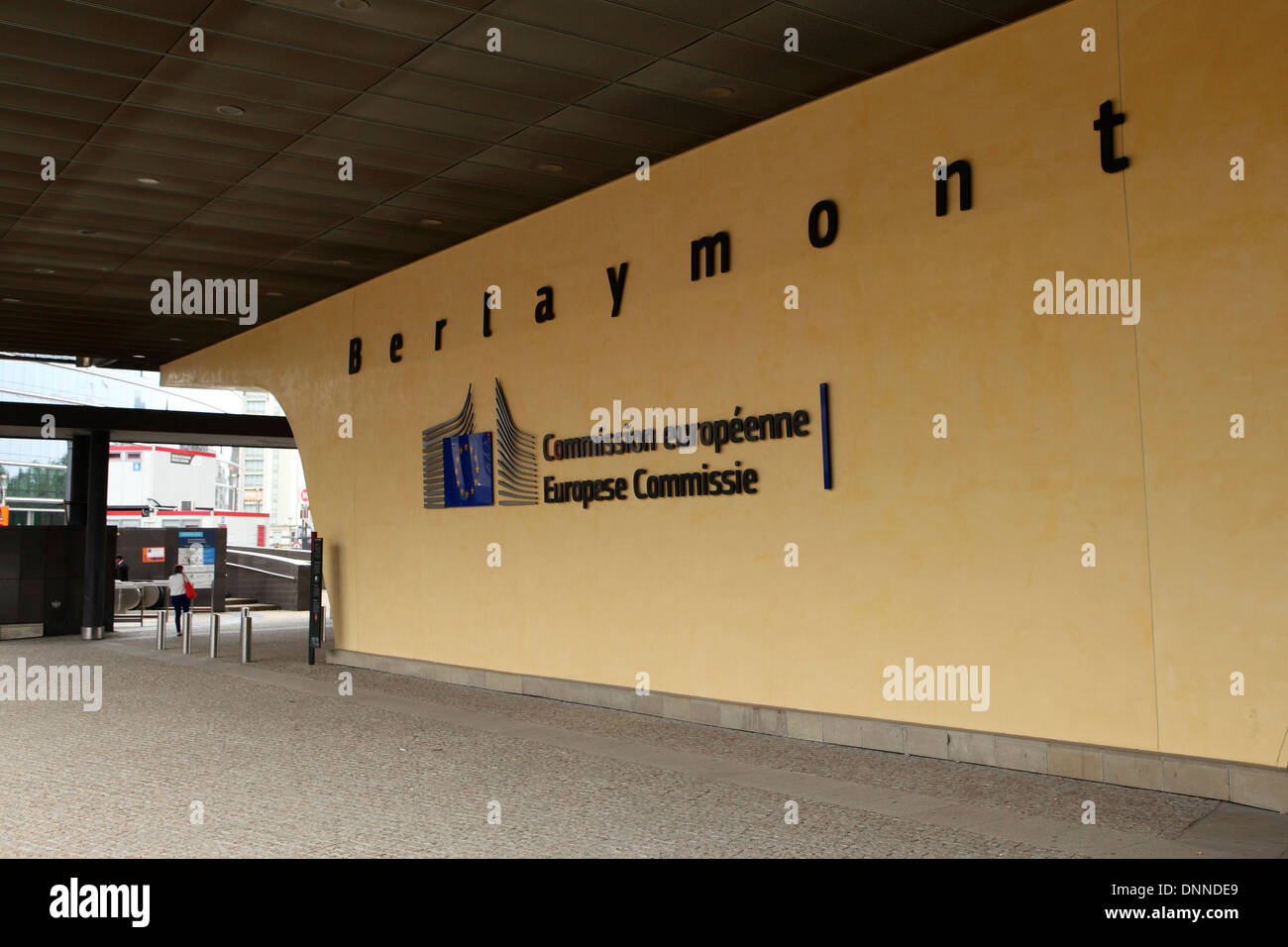 The Berlaymont building, the headquarters of the European Commission ...