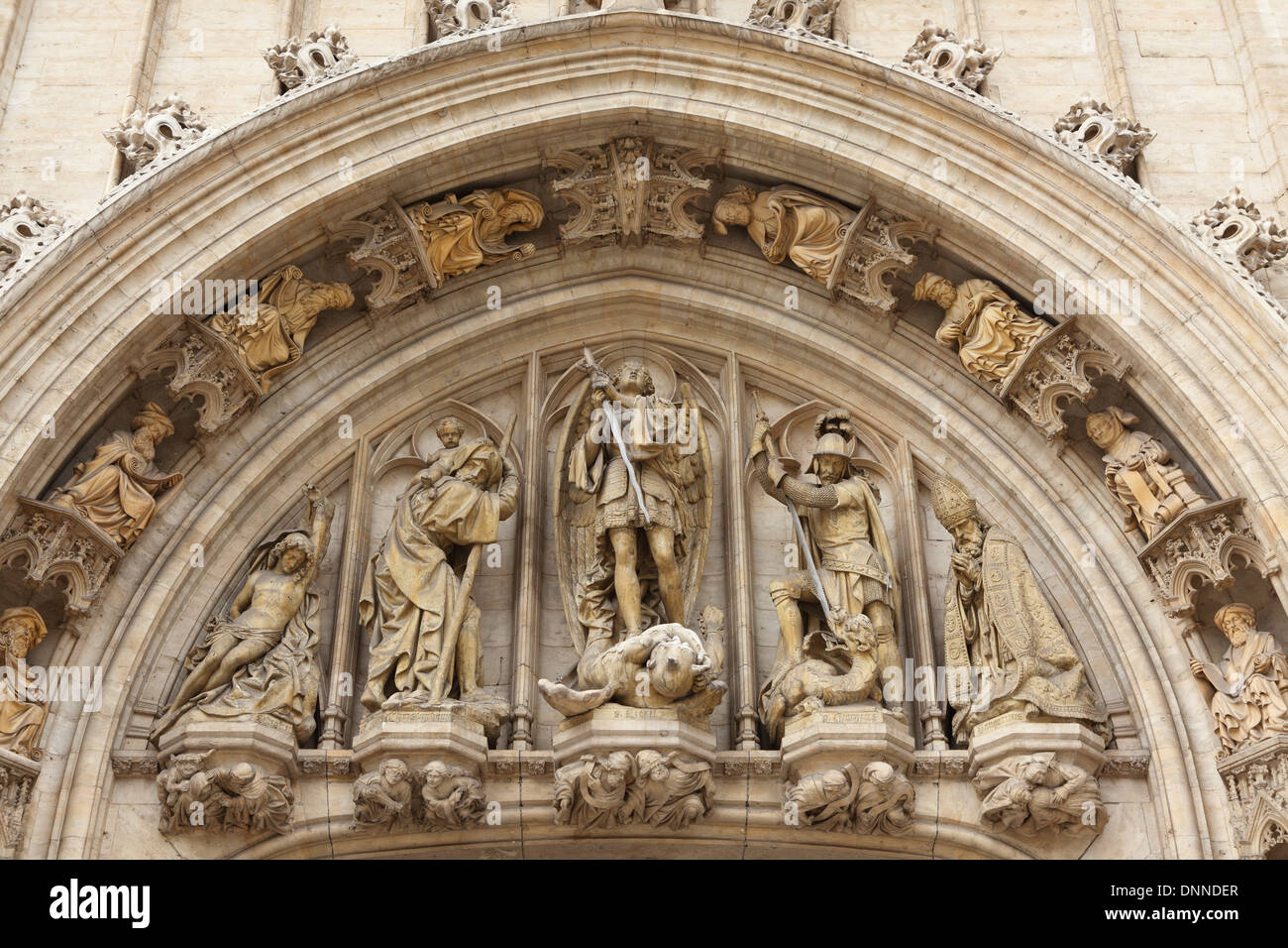 Brabantine gothic building hi-res stock photography and images - Alamy