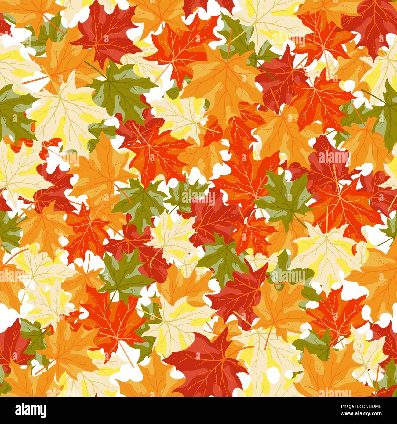 Autumn maples leaves seamless background. Vector illustration Stock Vector Image & Art - Alamy