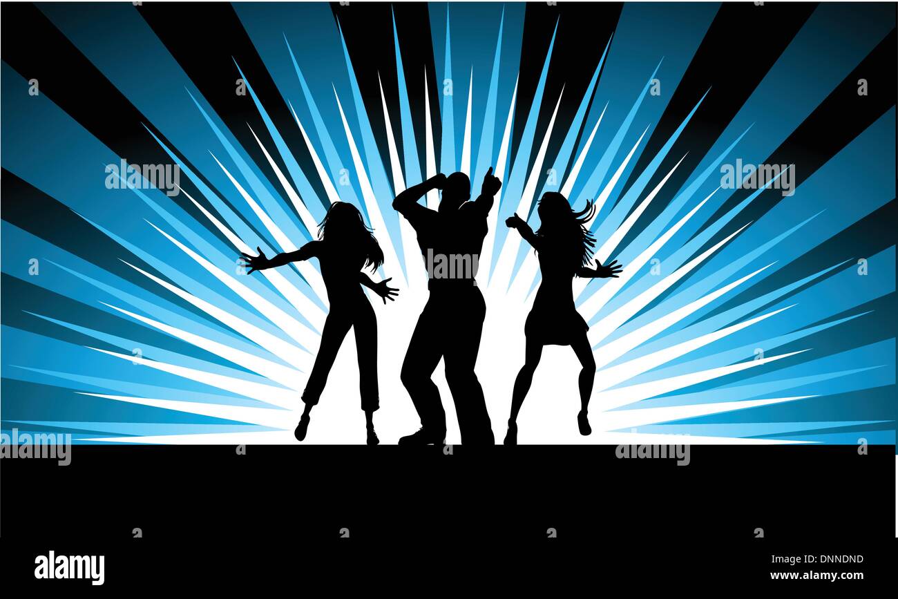 Silhouettes of people dancing Stock Vector Image & Art - Alamy