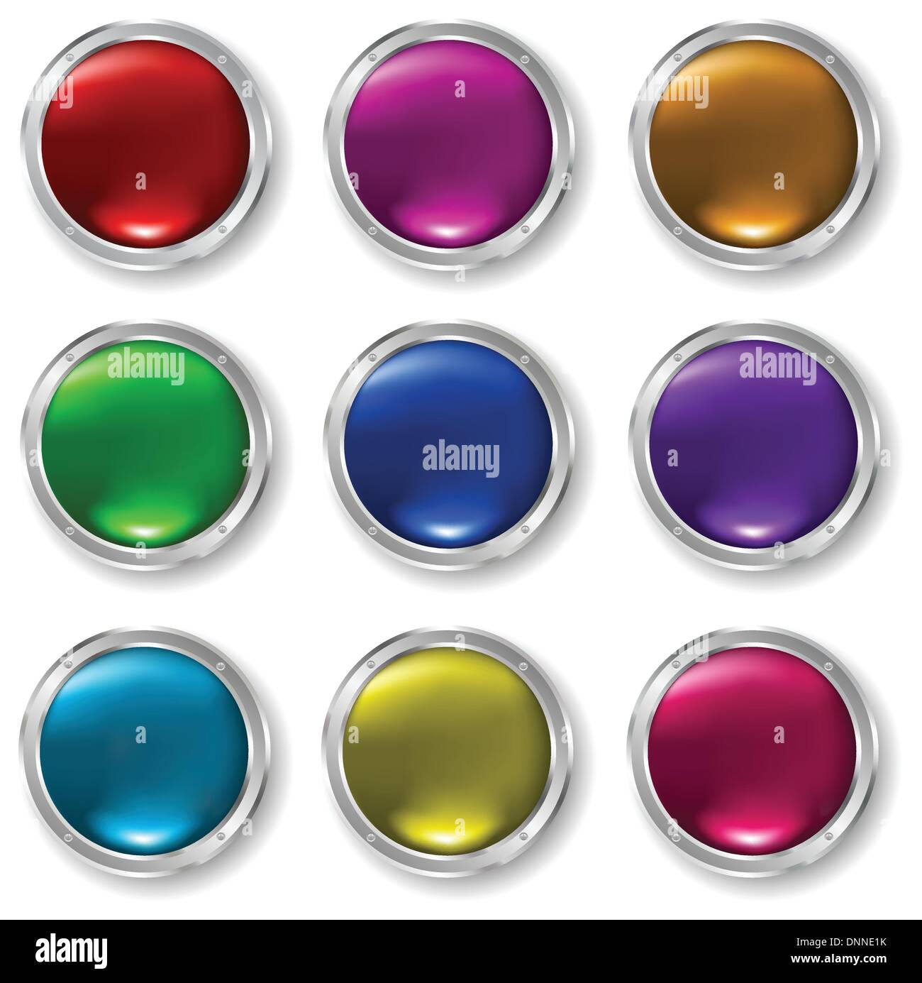 Spherical button Stock Vector Images - Alamy