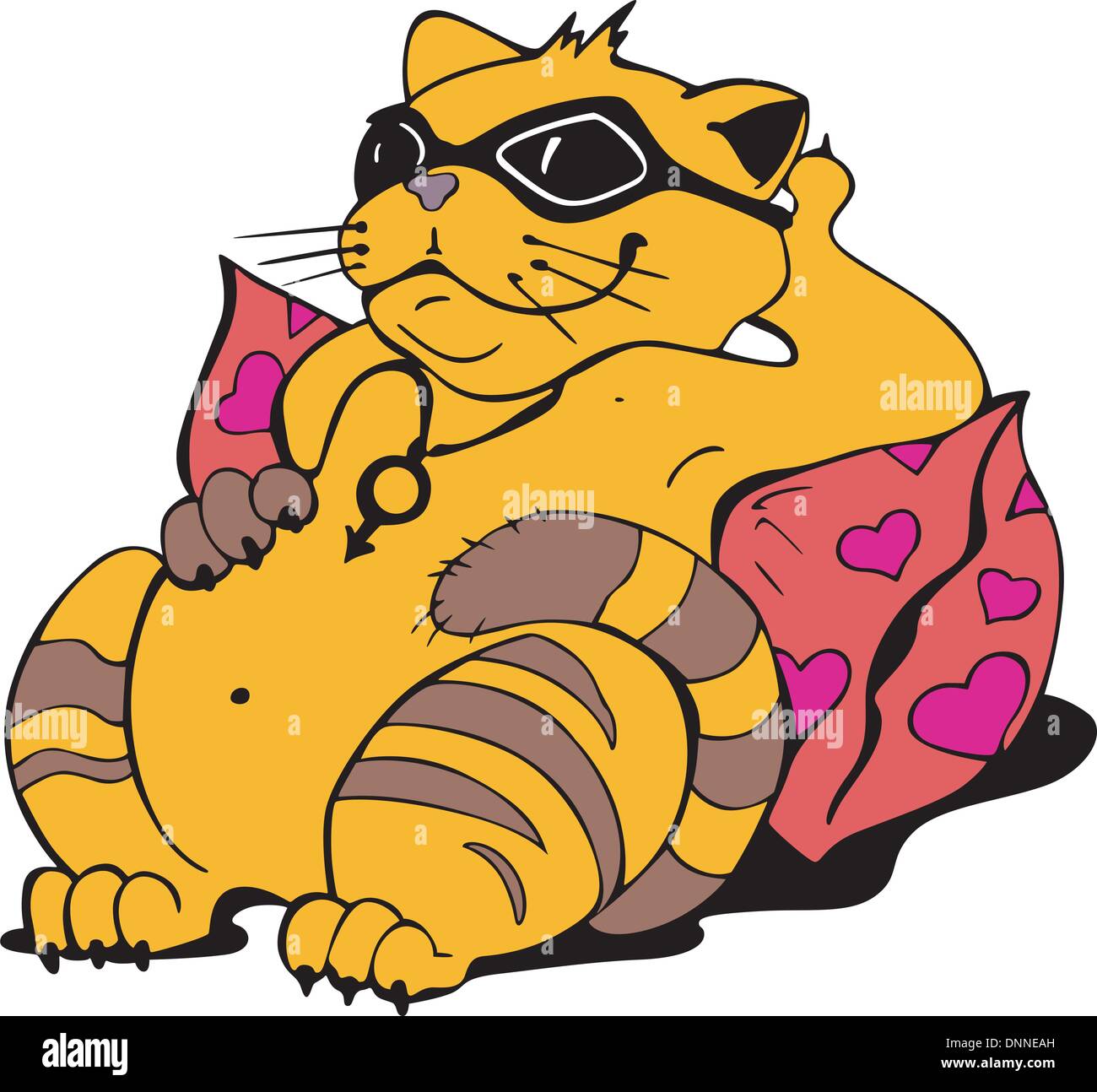 Fat tomcat Stock Vector Images - Alamy