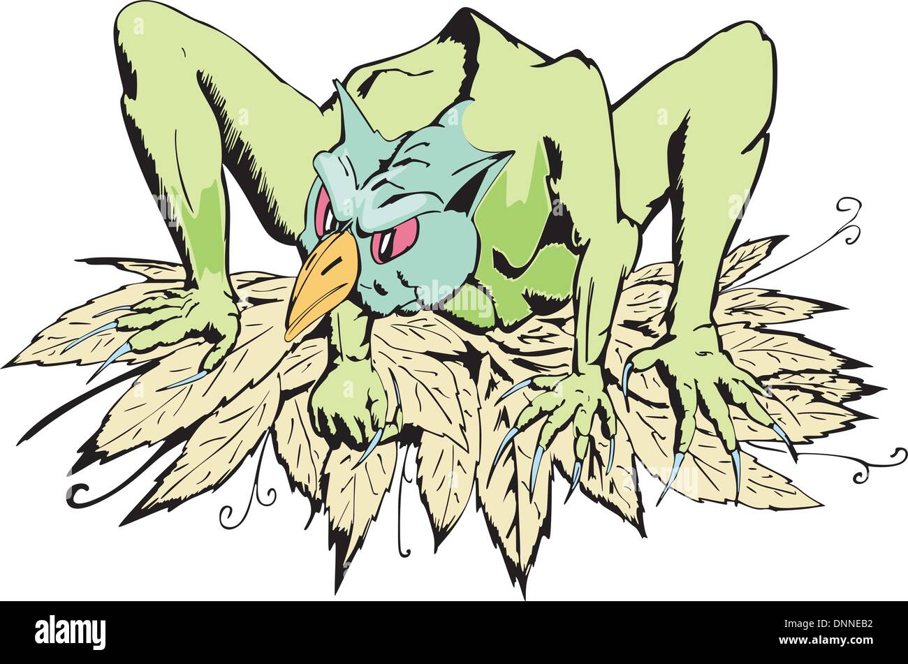 Green griffin Stock Vector Images - Alamy