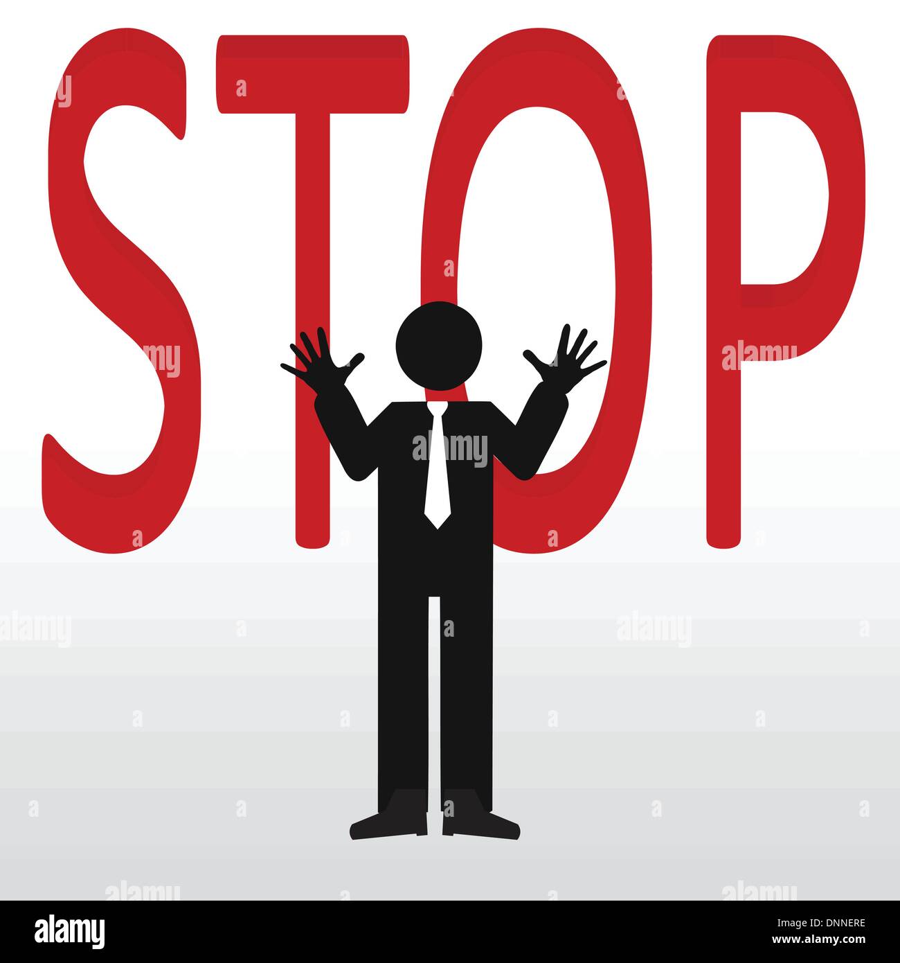 Dont do it ! abstract stop concept Stock Vector Image & Art - Alamy