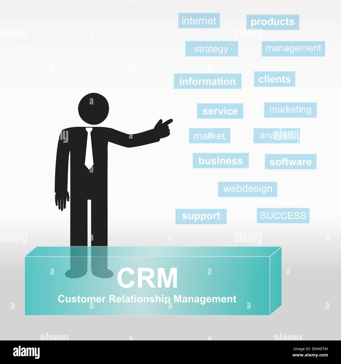 figure explain CRM concept- concept abstract background Stock Vector ...