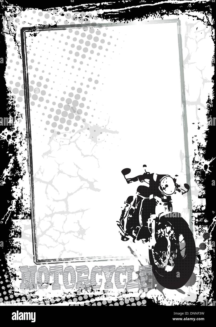 Grunge sport background with motor, abstract background Stock Vector ...