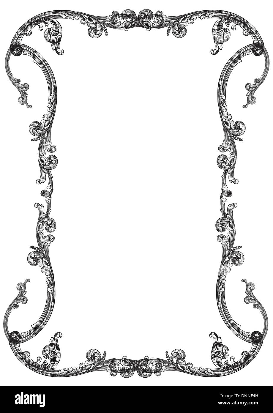 Old frame in vintage style Stock Vector Image & Art - Alamy