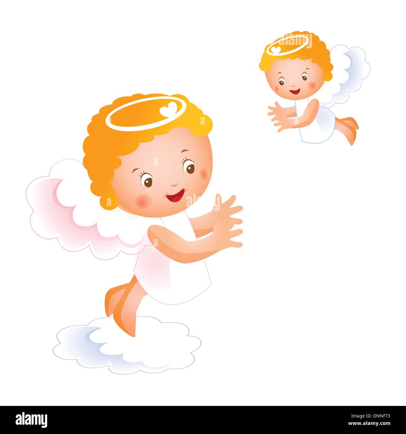 Small angels Stock Vector Images - Alamy