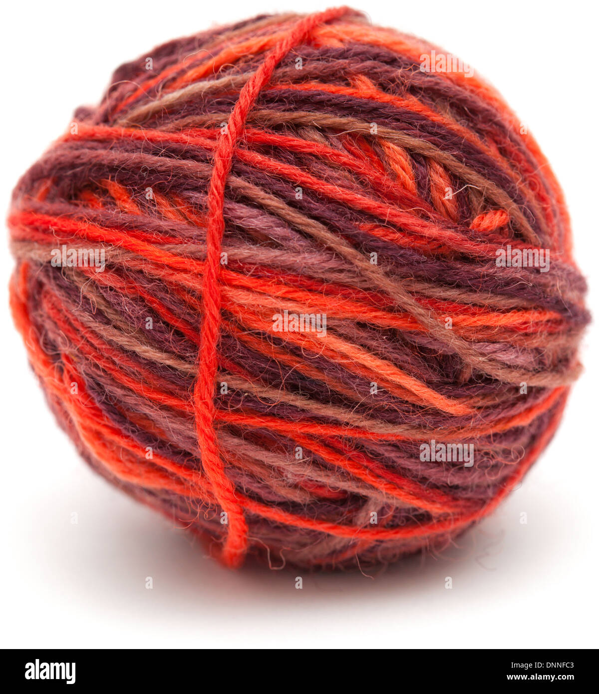knitting wool ball isolated on white Stock Photo - Alamy