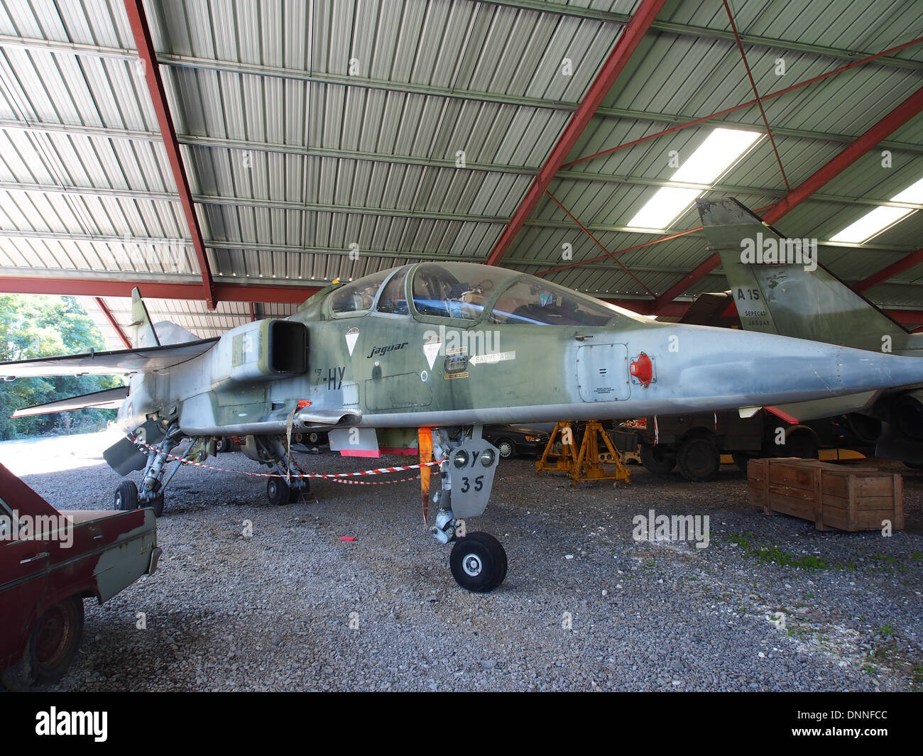 The SEPECAT Jaguar E, a British-French attack aircraft, was used by ...