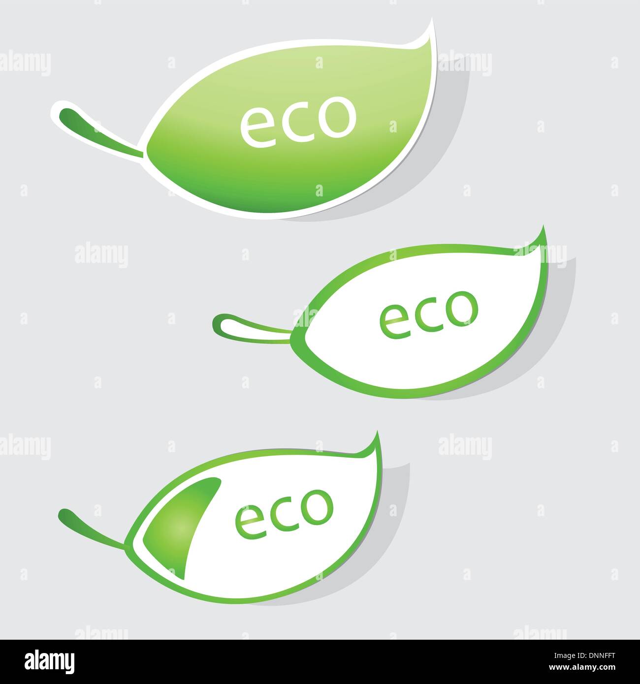 Set of labels with word eco Stock Vector Image & Art - Alamy