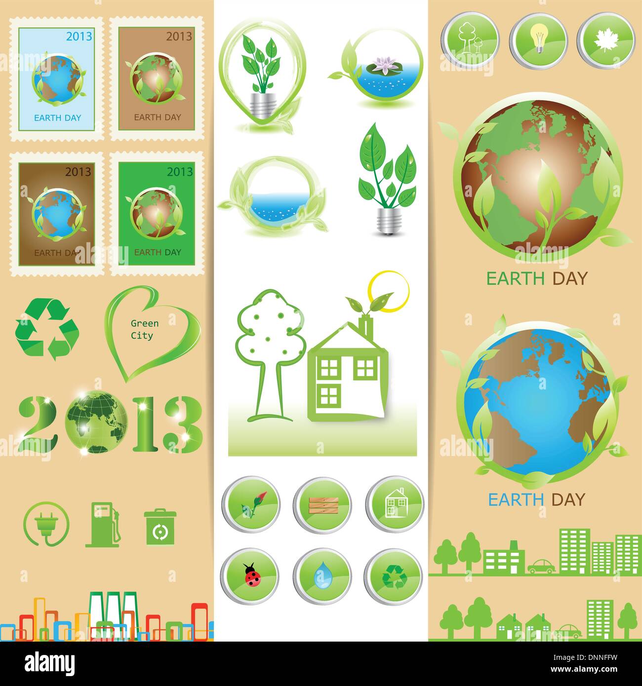 On earth day Stock Vector Images - Alamy