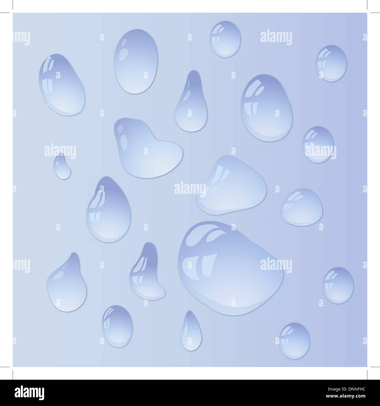 Vector water drops background for design use Stock Vector Image & Art ...