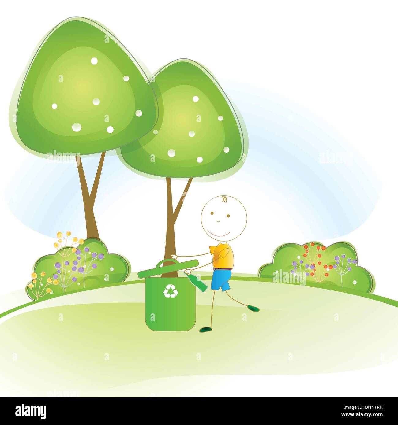 Drawing earth protection Stock Vector Images - Alamy