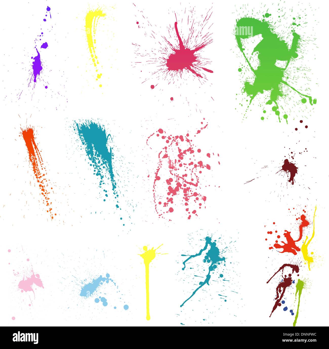 Abstract grunge vector blob set for design use Stock Vector Image & Art ...