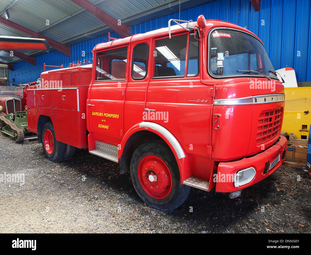 The Berliet GAK Fire Engine '3803 VW 80', part of the Sapeurs Pompiers ...