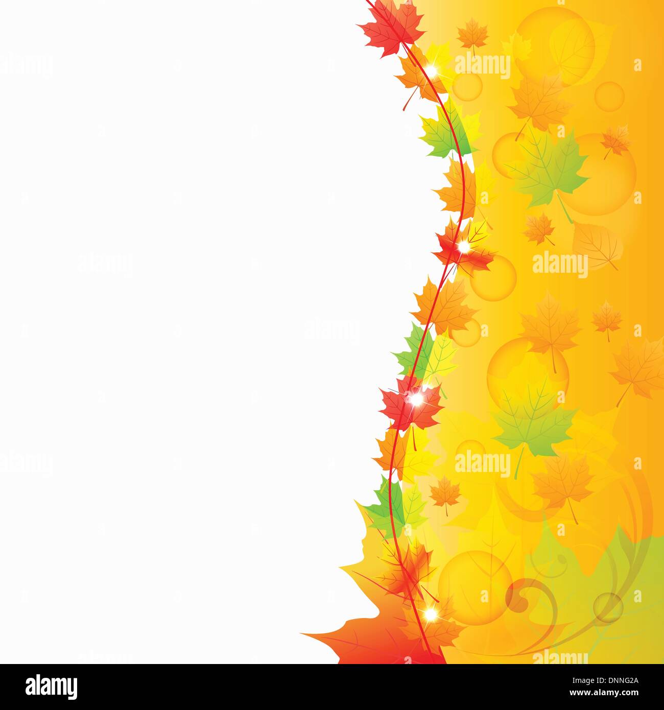 Bend leaf Stock Vector Images - Alamy
