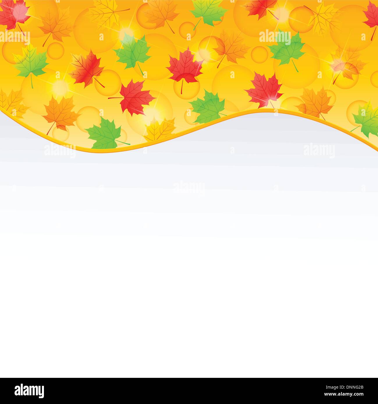 Colorful fall background with leaf Stock Vector Image & Art - Alamy