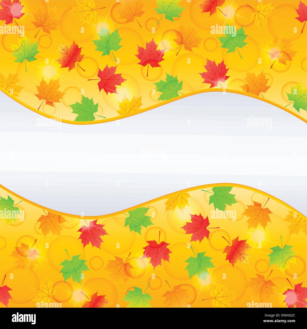 Colorful fall background with leaf Stock Vector Image & Art - Alamy
