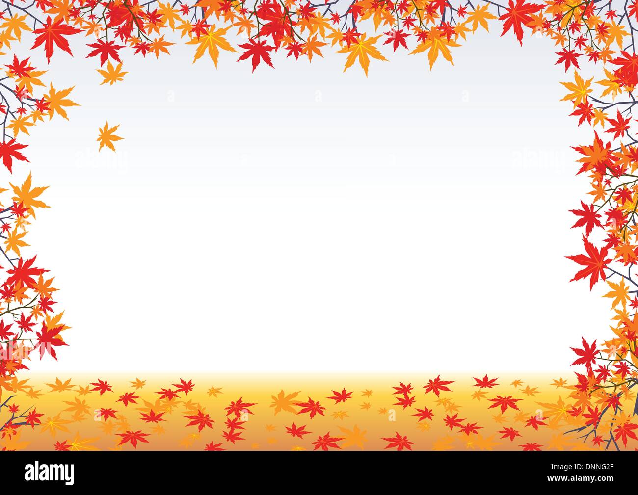 Colorful fall background with leaf Stock Vector Image & Art - Alamy