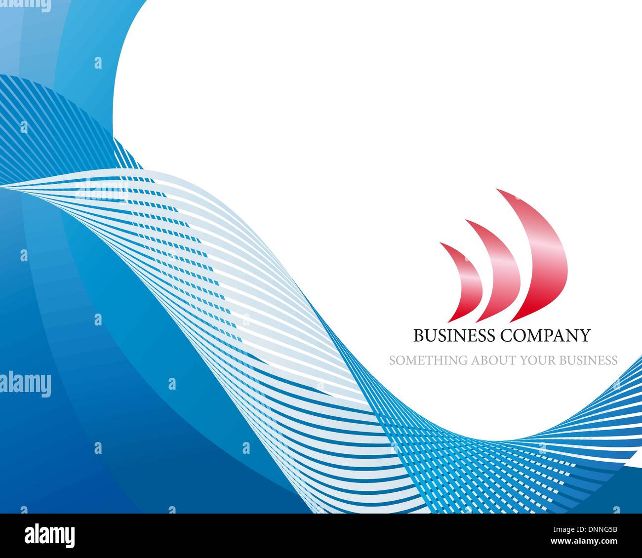 Abstract vector business background on sea theme Stock Vector Image ...