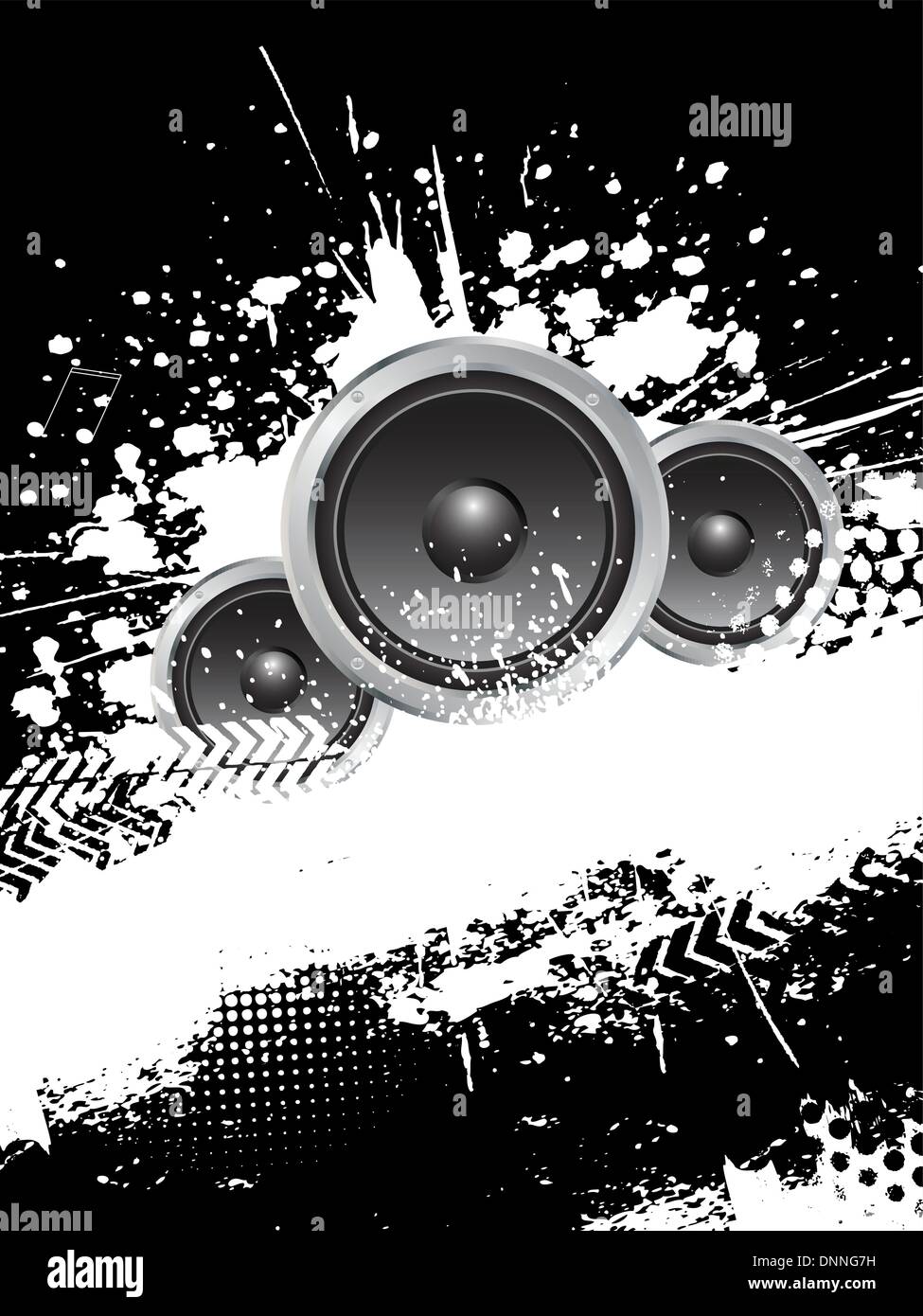 Abstract grunge music background Stock Vector Image & Art - Alamy