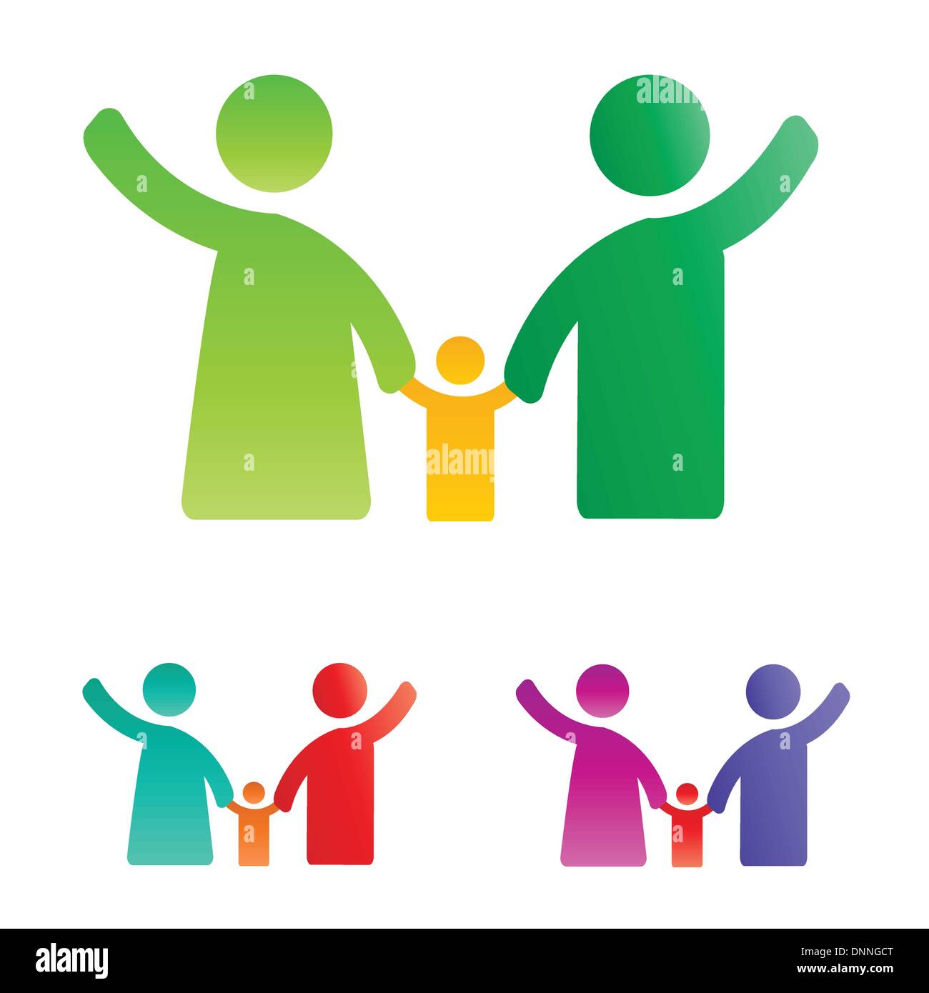 Happy pictogram abstract mother hi-res stock photography and images - Alamy